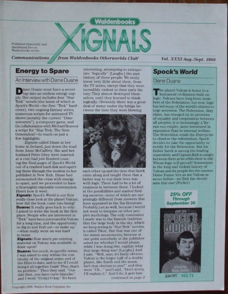 Xignals September 1988 – Black Gate