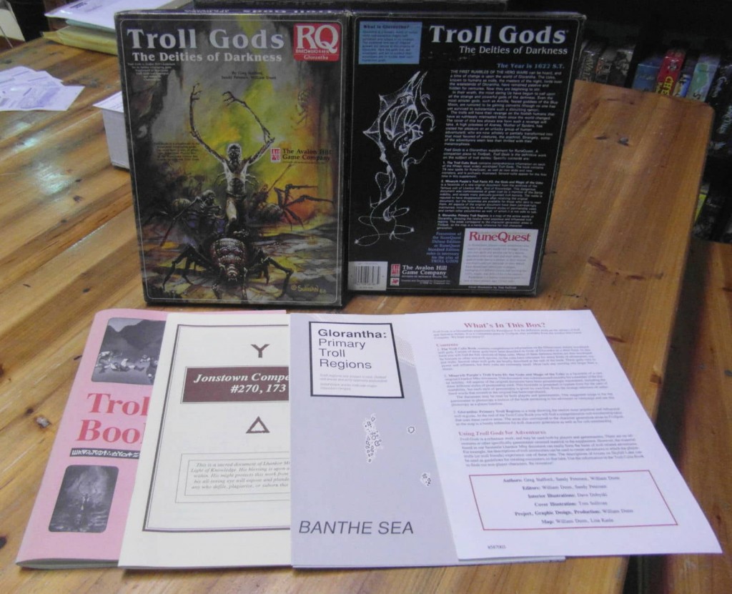 RuneQuest Troll Gods contents 3 – Black Gate