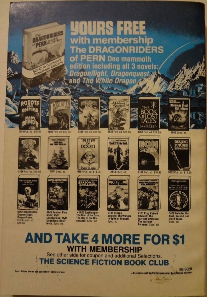 The Magazine of Fantasy & Science Fiction June 1986-back – Black Gate