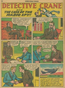 Superworld Comics #3, Aug 1940 Detective Crane 1 – Black Gate