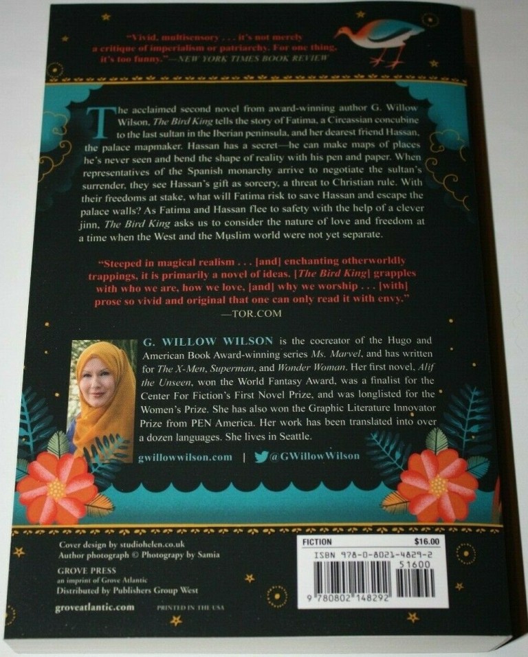 The Bird King Willow Wilson cover-back – Black Gate