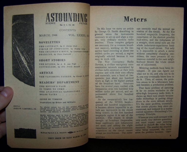 Cleve Cartmill, The Devil’s in the Details – Black Gate